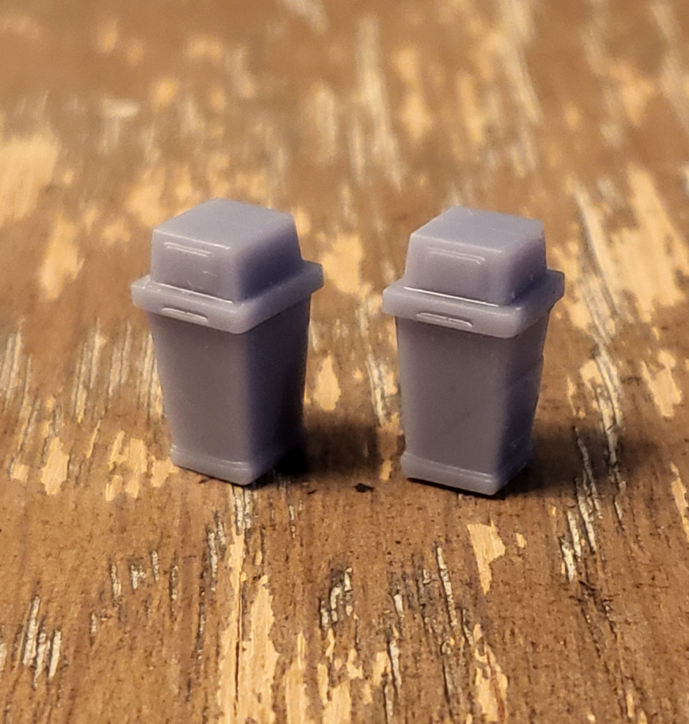 City Trash Cans - HO Scale – ABR Model Works
