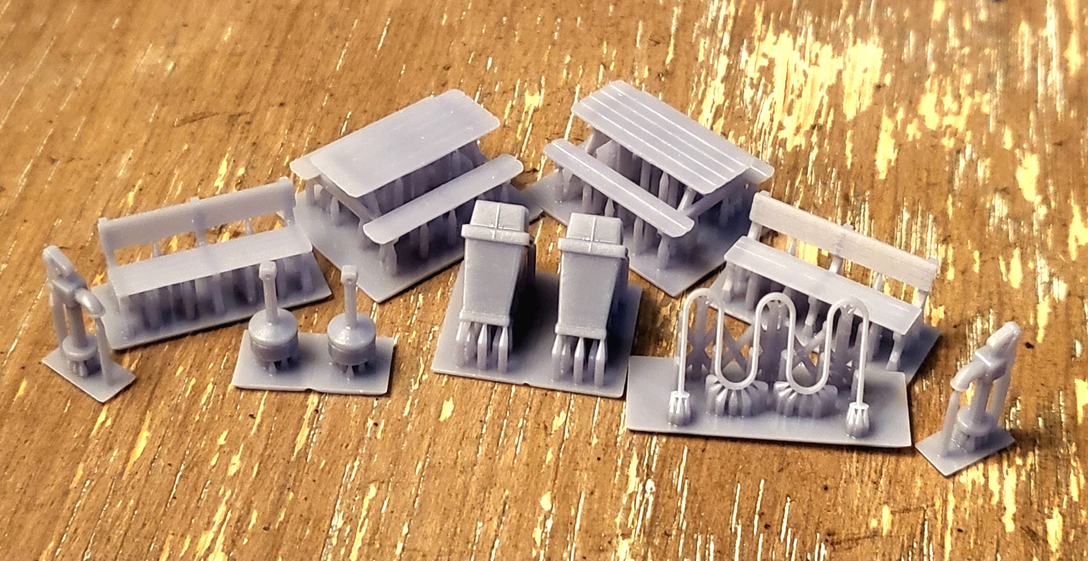 Park Details 1 (11 Pack) - HO Scale – ABR Model Works
