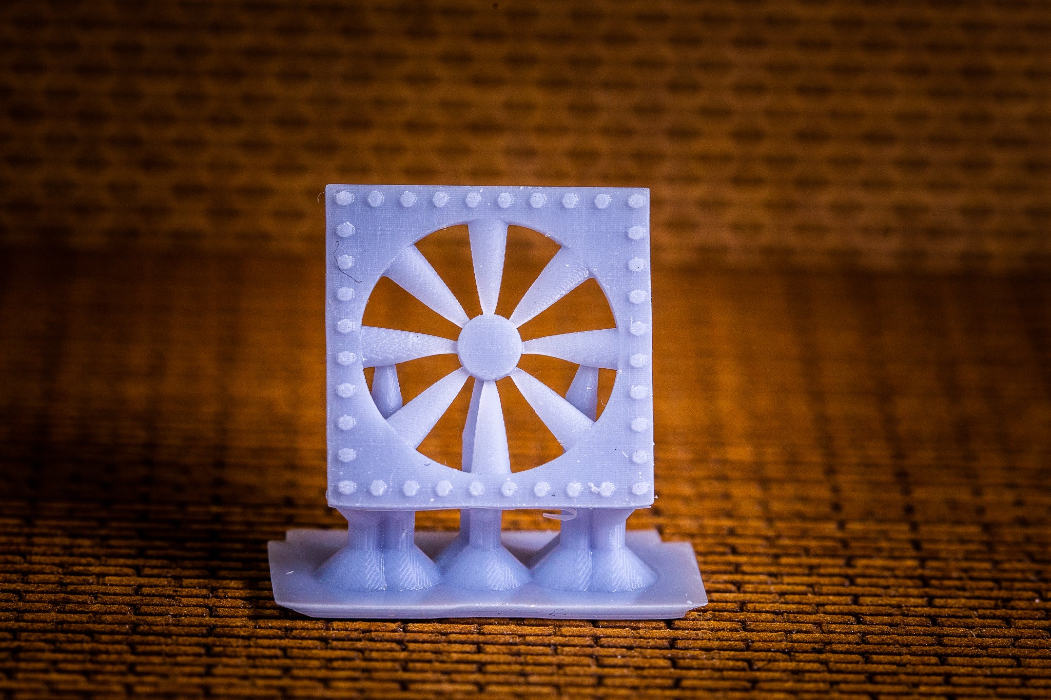 Wall Vent With Fan - HO Scale – ABR Model Works