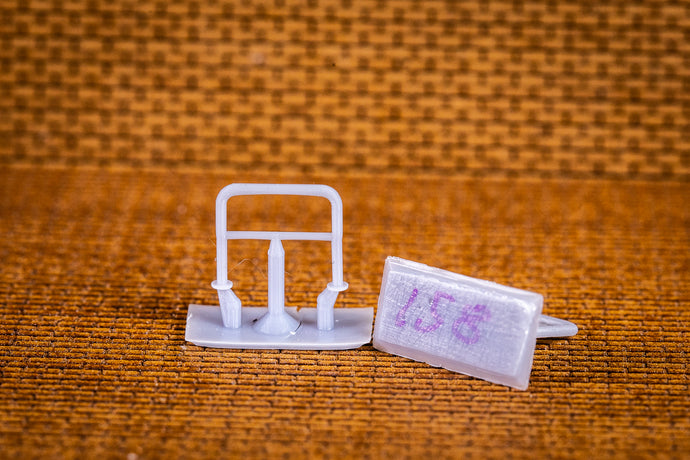 Guard rail 12w 10h - Each - HO Scale – ABR Model Works