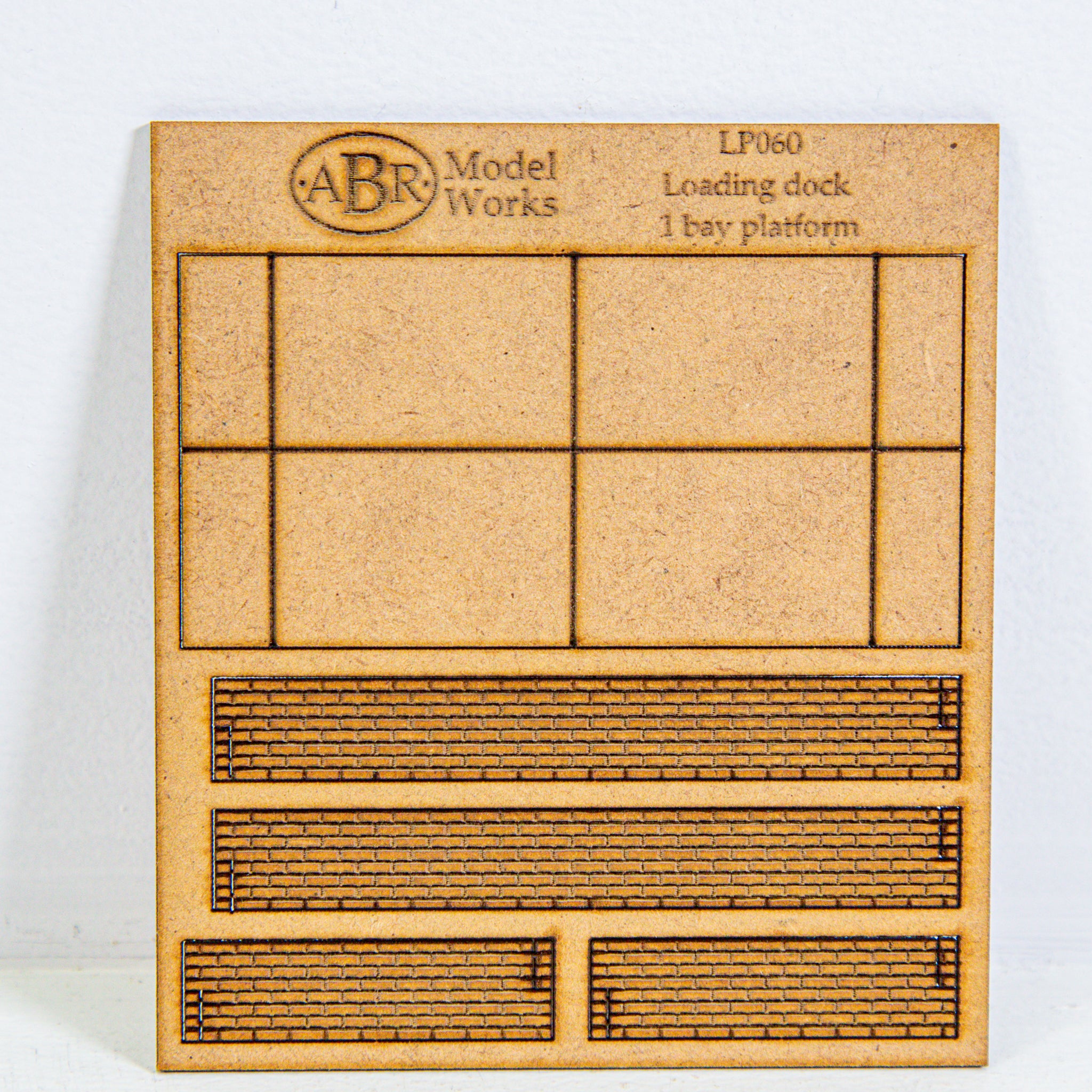 LP060 - HO Scale - Loading Dock Platform - Full width – ABR Model Works